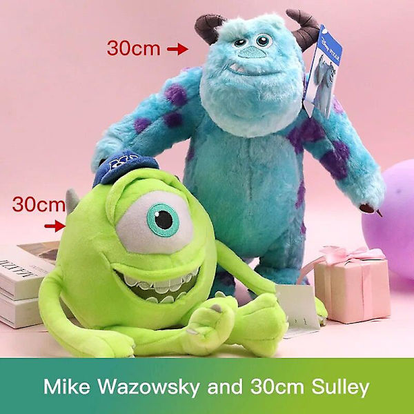 Disney Kawaii Sulley Mike Wazowsky Monsters University Gosedjur ...