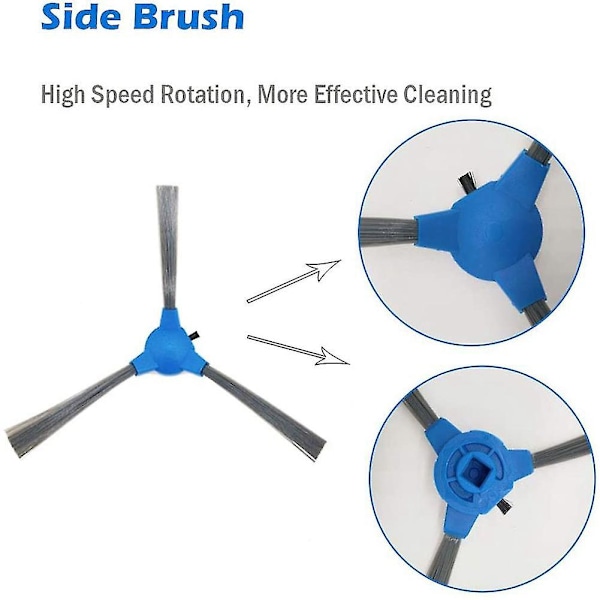 För Coredy R300 Robotdammsugare 1400pa, 6 filter och 10 borstar | Fyndiq