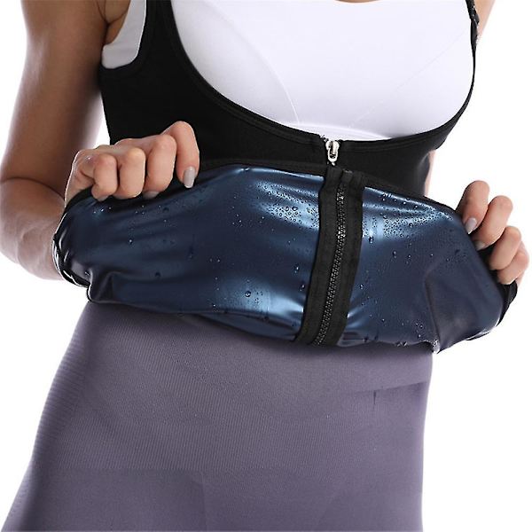 Dam Waist trainer Bastu Shaper Väst Thermo Shapewear Skjorta Korsett ...