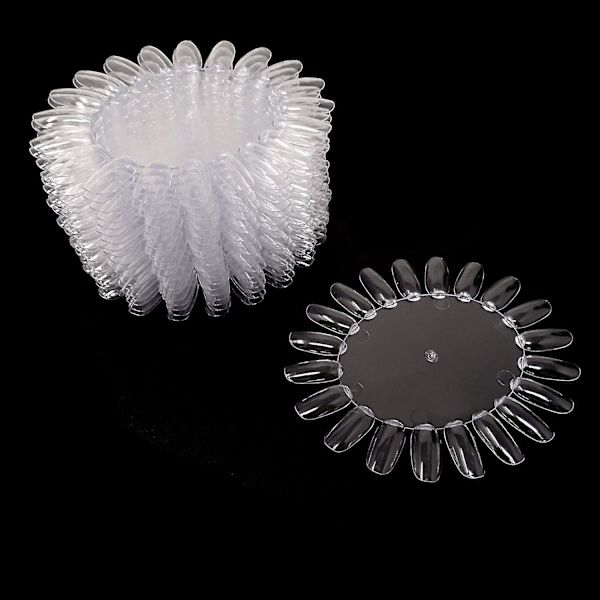 20 st Plast 20 tips False Nail Swatches Hjul Nail Art Färg Polish Display Wheel För manikyr | Fyndiq