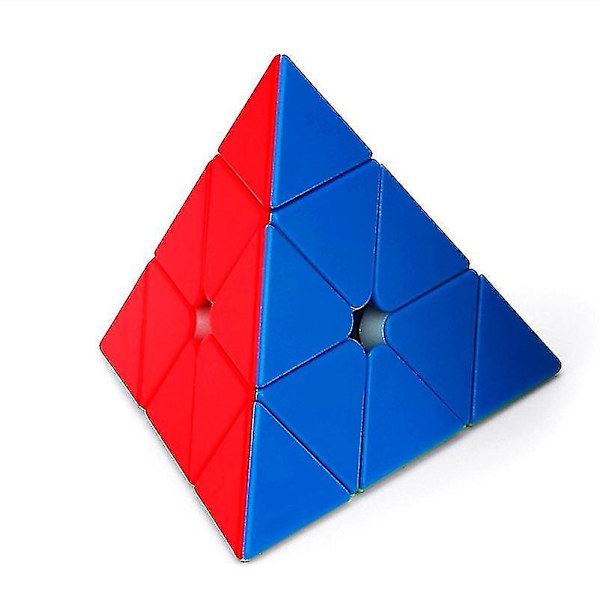 3x3 Pyramid Stickerless Speed Magic Cube Speed Cube-tävling Cube ...