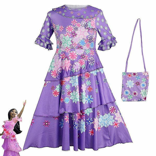 Encanto Cosplay Vuxen Isabella Mirabel Madrigal kostym Dolores Pepa ...