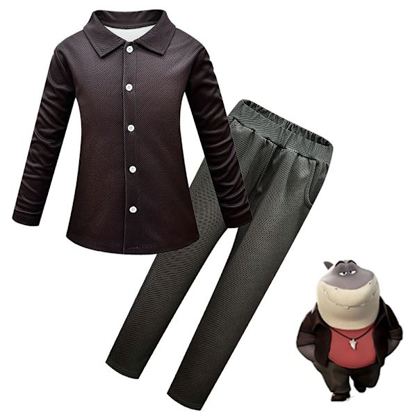 The Bad Guys Cosplay Kids Kostym Toppar + Byxor Outfit Set 130cm 110cm ...