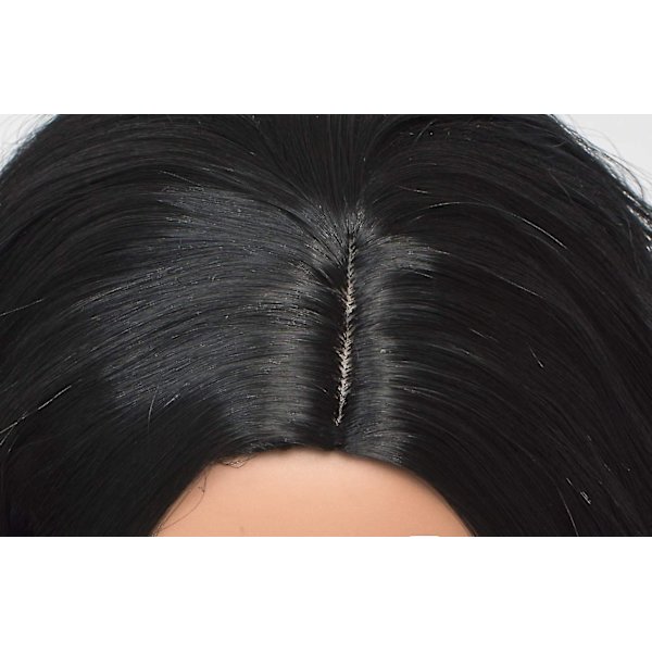 Kort Curly Bob Wavy Cruellas Peruker För Kvinnor Cosplay Kostym ...