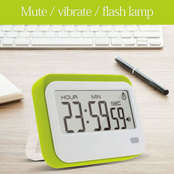 Digital kökstimer, väckarklocka, stoppur, stora siffror, högt larm ...