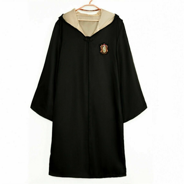 Harry Potter Magic Robe Wizard Cape Cosplay Kostym Finklänning green XL ...