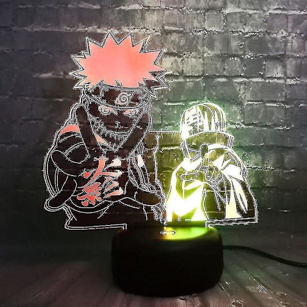Naruto Uchiha Itachi USB 3d Night Light Atmosphere Led bordslampa | Fyndiq