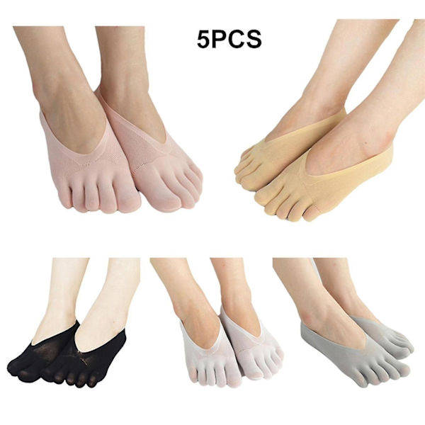 Ortopediska kompressionsstrumpor Dam tåstrumpor Ultra Low Cut Liner Med ...