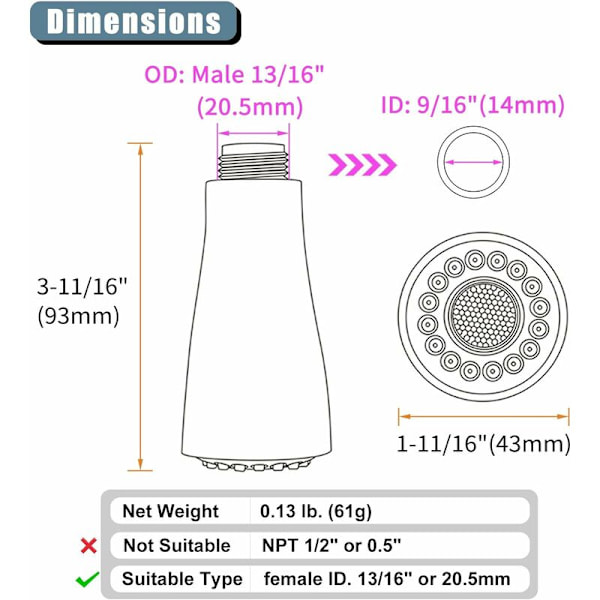 Keittiöhanan vaihto, yhden kulman keittiön pesualtaan hanan osat, ulos ...