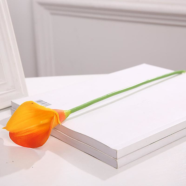 12st konstgjorda blommor Fake Calla Lily Blommor Real Touch Calla Lily Faux Blomsterarrangemang ...