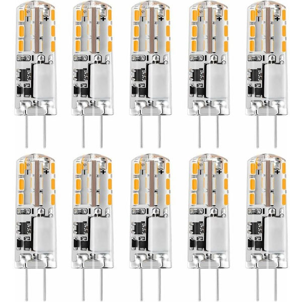 G4 LED-polttimot 12V AC/DC lämmin valkoinen 3000K 120LM,2W,15-20W halogeeni G4 vaihtokapseli ...
