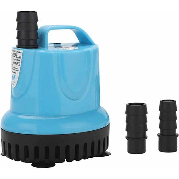 25W nedsänkbar vattenpump tyst bottensugpump med torrt skållningsskydd ...