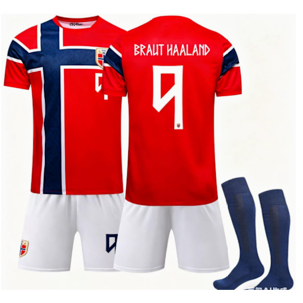 Norges herrlandslag i fotboll 2026-2027 Tröja+shorts+strumpor för vuxna ...