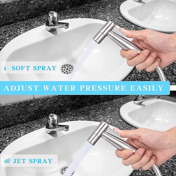 Handhållen Toalett Bidé Spraysats, Toalett Spray Bidé Fäste Med Slang ...