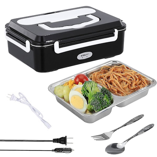 Elektrisk lunchlåda för bil 3 i 1 Bärbar matvärmare Värmare Isolering ...