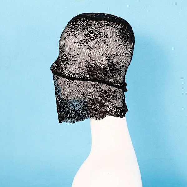 Kvinnors spetsmask Masquerade Party Mask Full Face Head Cover Cosplay ...