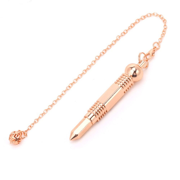 Metal Shuttle Pendel för Dowsing Divination Pendel Esoterisk Reiki Pendel Healing Pendel Wicca ...