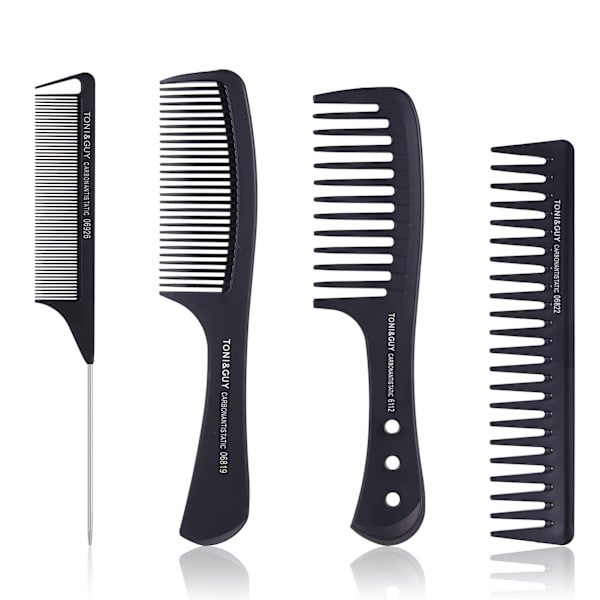 4 STK/ SET Hårkammar Plast Frisör Hårklippning Kam Frisörsalong | 1 ...