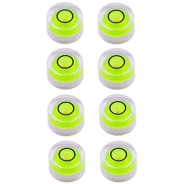 8 stk Mini Circular Bubble Water Level Bullseye Levels Inclinometers ...