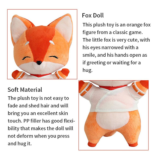 Overwatch 2 Kiriko Fox pehmolelu Overwatch 2 Kawaii Fox pehmonukke ...