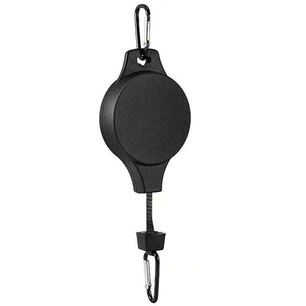 Blomsterkurv Potteophæng Retractible Planteophæng Krog Træk Ned-holder ...