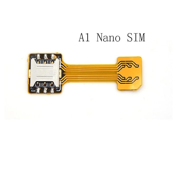 Hybrid Dual Micro Nano Sim Card Adapter Converter Extension Sd Slot ...