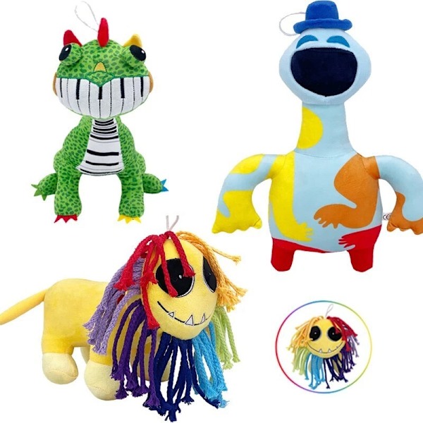 Poppy Playtime Kapitel 4 Yarnaby Pianosaurus Nightmare Critters Mjuka ...