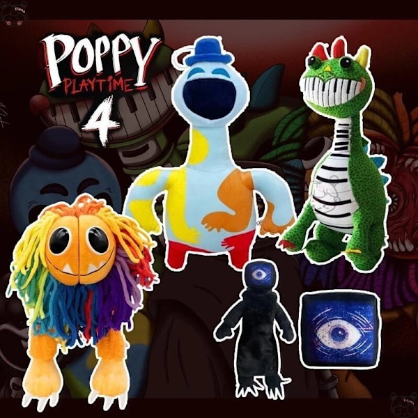 Poppy Playtime Kapitel 4 Yarnaby Pianosaurus Nightmare Critters Mjuka ...