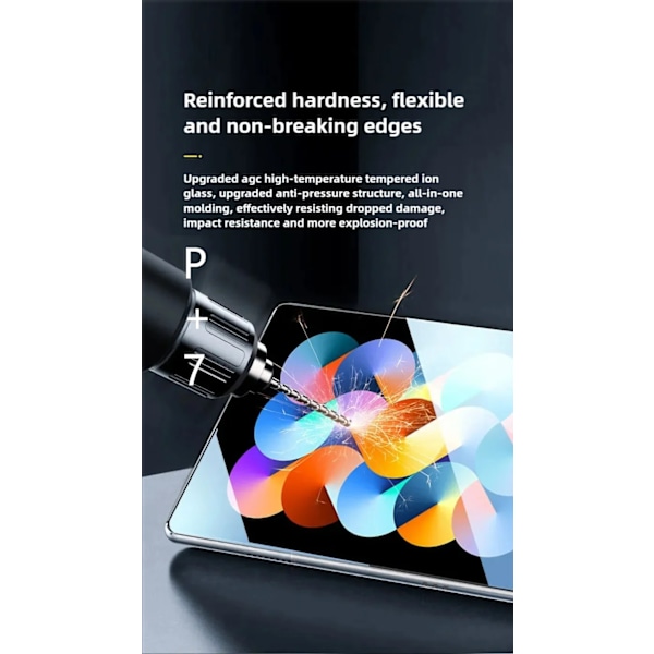 Härdat Glasskärmskydd, Anti-Splitter och Anti-Anchor för Lenovo Idea ...