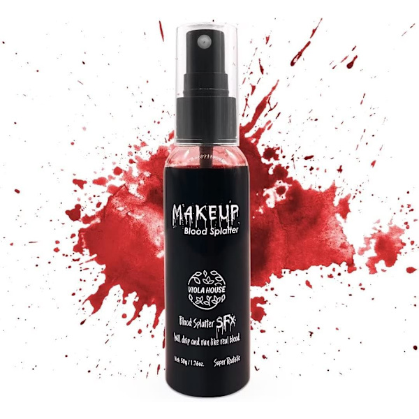 Blood Splatter Red Spray, Halloween Fake Blood Makeup, Fake Blood Spray ...