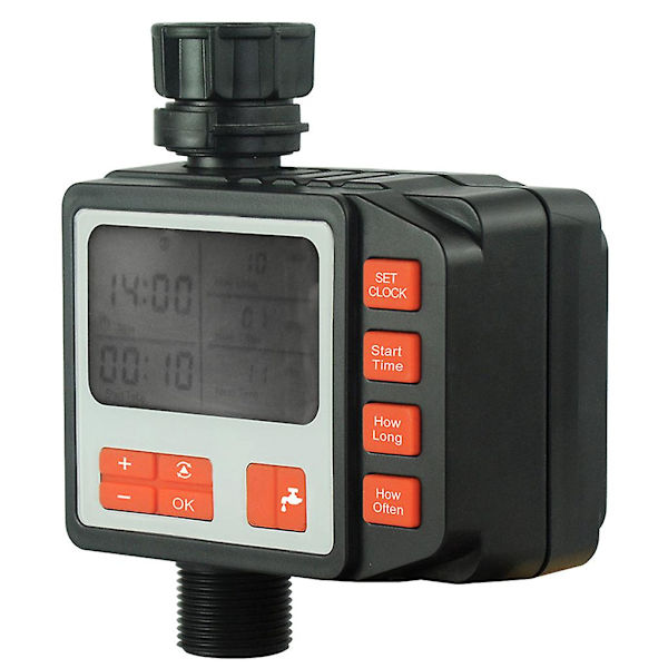 Programmerbar digital vandingstimer Vandtæt stor skærm Automatisk ...