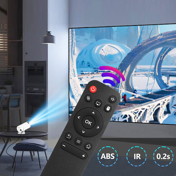 2025 Nyeste Modell Erstatningsfjernkontroll for Mini Projektor ...