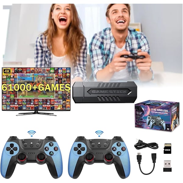 2025 Senaste Modell 2025 Ny Spelkonsol 4k 60000+ Spel, 4k Spelkonsol ...