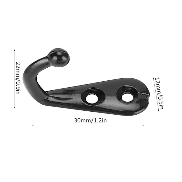 Mini Vintage Väggmonterade Krokar i Zink-Legering, Mural, Kapphängare ...