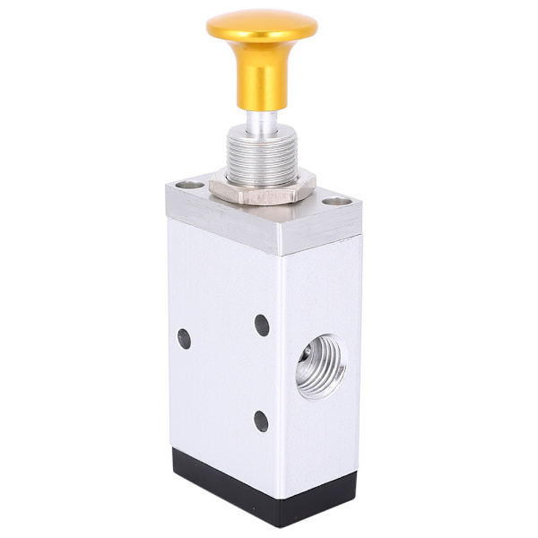 Luftventil Tvåpositions Trevägs Handventil Aluminiumlegering ...