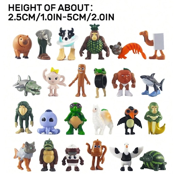 24 stk. Adventskalender i italiensk stil \"Brainrot Tralalero Tralala ...