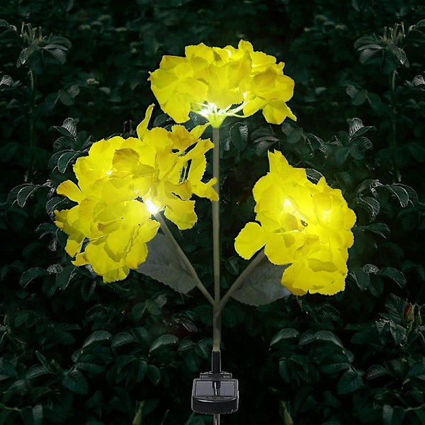 Blomster solcellslampor utomhus trädgård, LED solcellslampor 3 ...