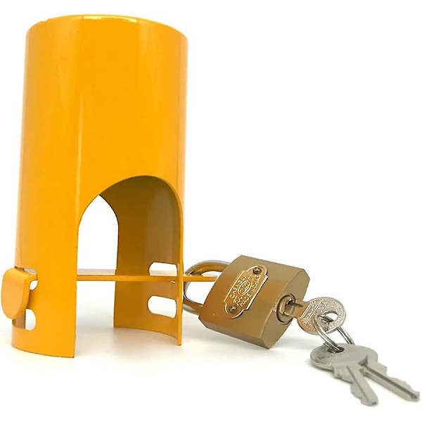 Isolerad trädgårdsslang och vattenbesparande låshus och lock, utomhus ...