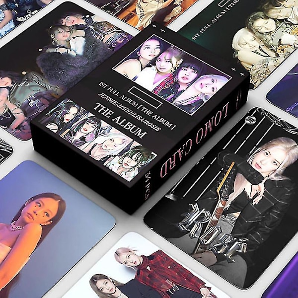 55 st/set Kpop Twice Itzy Mamamoo Red Velvet Aespa Iu Lisa Ive Lomo Kort Nya Fotoalbum The Feels ...