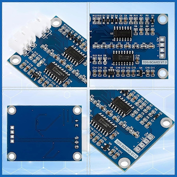 Tds-vedenlaadun tunnistusanturimoduuli - Xh2.54-3pin Liuenneiden kiintoaineiden moduuli - Sopii ...
