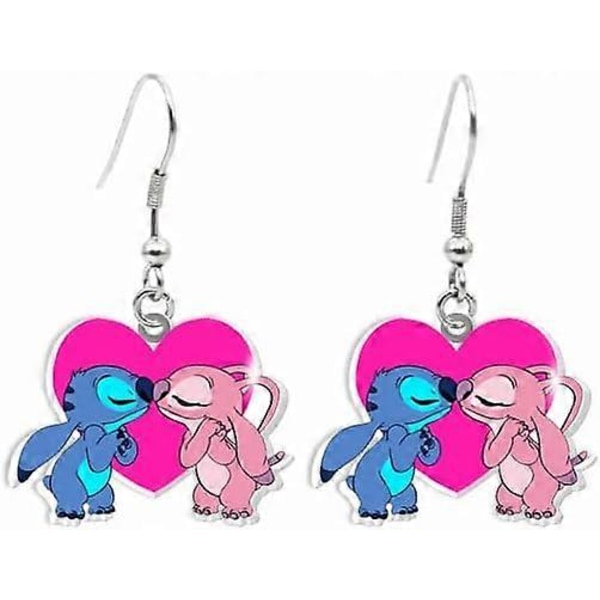 Stitch Present Ohana Örhängen Ohana Betyder Familj Stitch Smycken ...