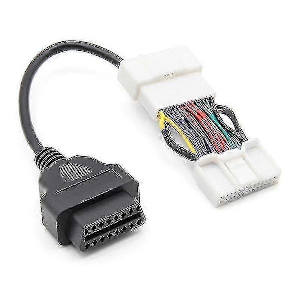For Tesla- Model 3 Y Connector Adapter Obd Til Obd2 16-bens Bilscanner ...