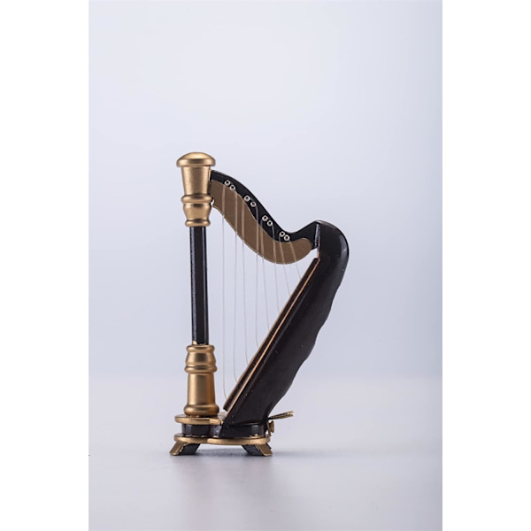 Mini Harpa Modell med Presentask Mini Musik Ornament Ornament Present ...