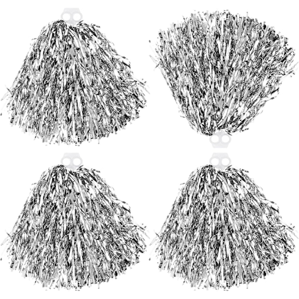 Cheerleading Pom Poms 4-pack Cheerleader Squad Spirited Fun Pompoms Pom ...