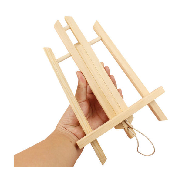 Lille staffeli i bøgetræ til bordplade - Lille - Kompakt staffeli ...