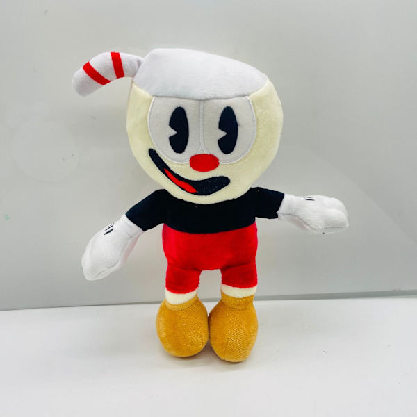 2Pcaks Cuphead Pehmolelu Seikkailupeli Mecup ja Brocup Pehmeä Täytetty ...