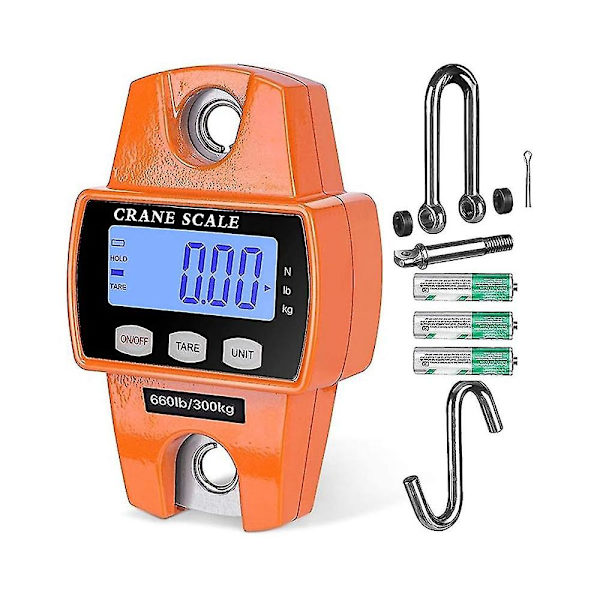 Digitaalinen riippuvaaka 660 Lb 300 Kg - Heavy Duty vedenpitävä ...
