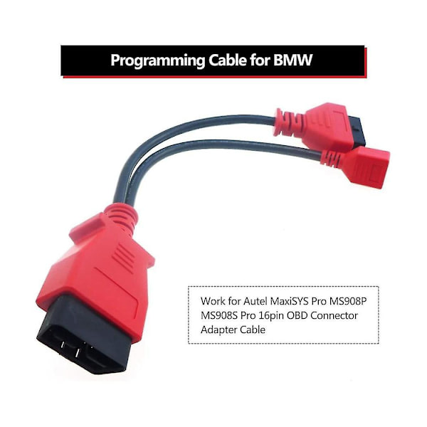 Obd2 til Maxisys Pro Ms908p Scanner Adapter, Programmeringskabel til, 16pin Obd Ii Adapter 8e60 ...