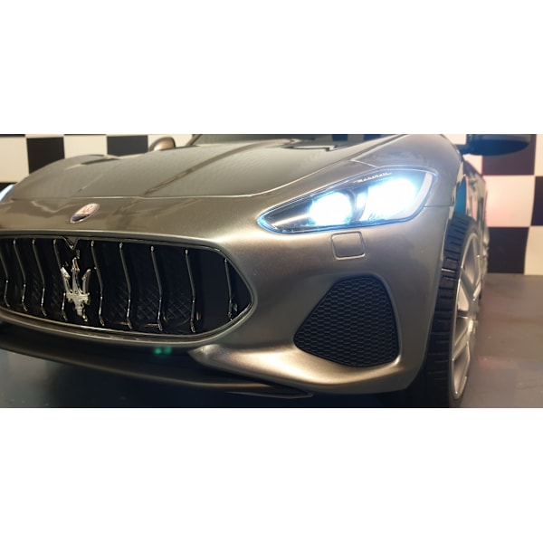 Maserati Grand Cabrio battery children's car 12V metallic gray 9482 ...