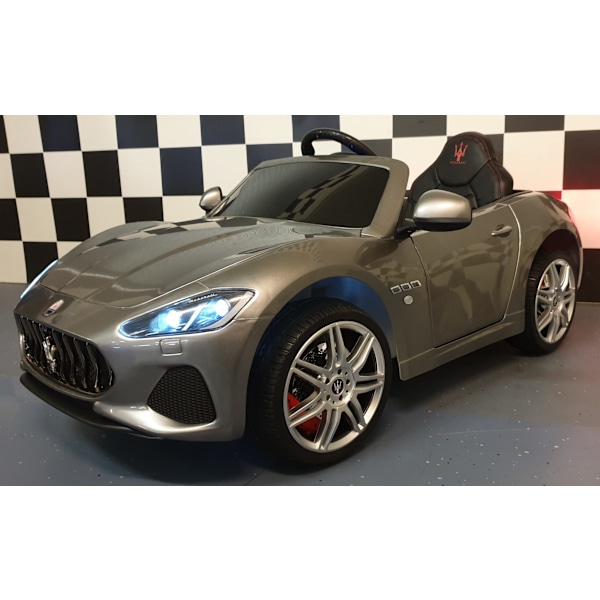 Maserati Grand Cabrio battery children's car 12V metallic gray 9482 ...
